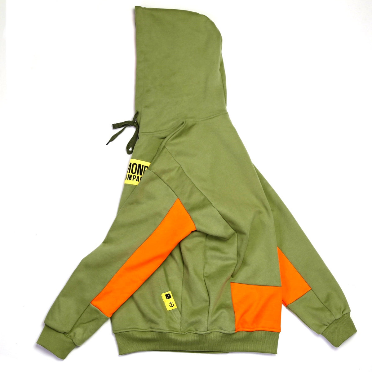 Richmond Box Logo Hoodie - Olive Drab – Richmond Hood Company