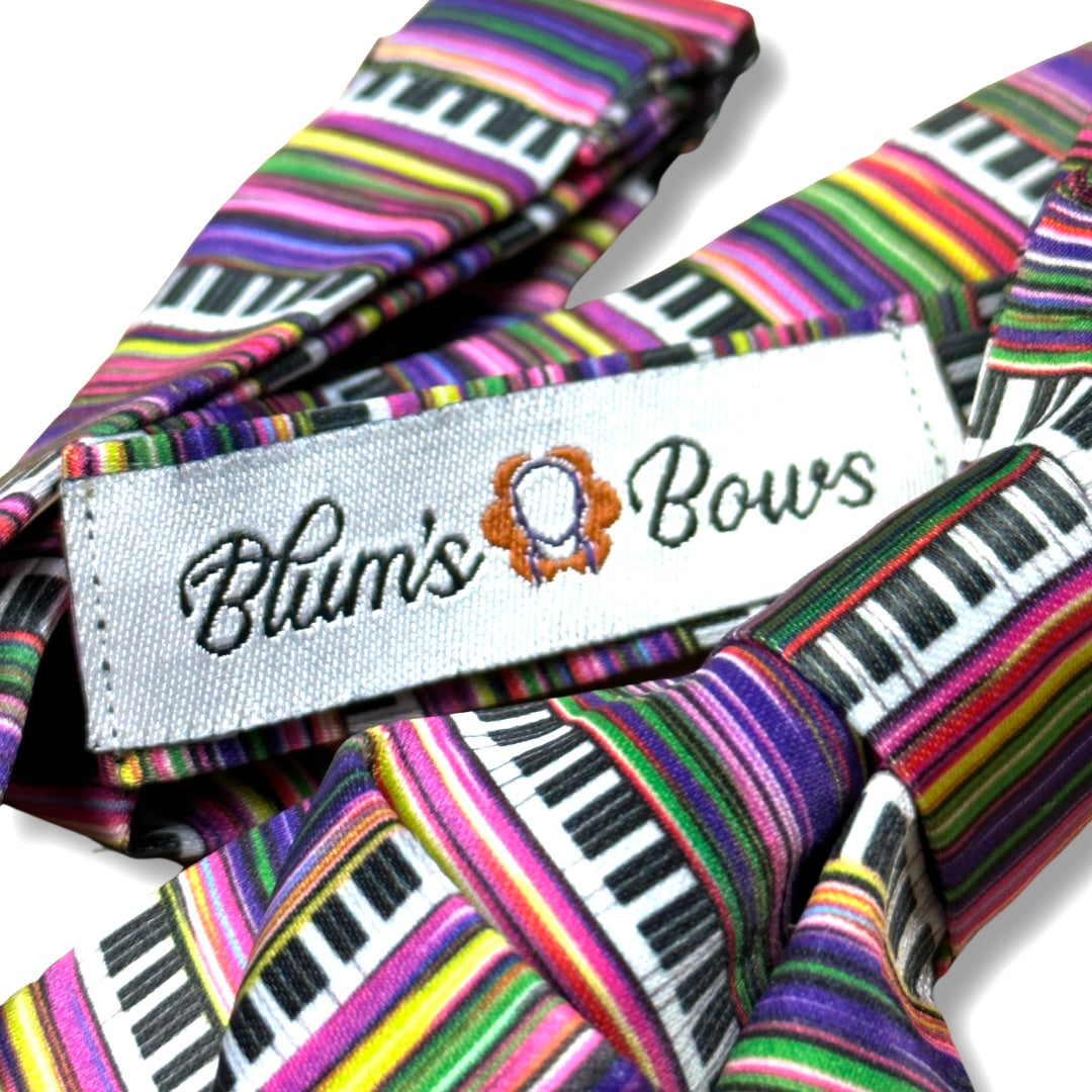Piano Ribbon Bow Tie – Richmond Hood Company